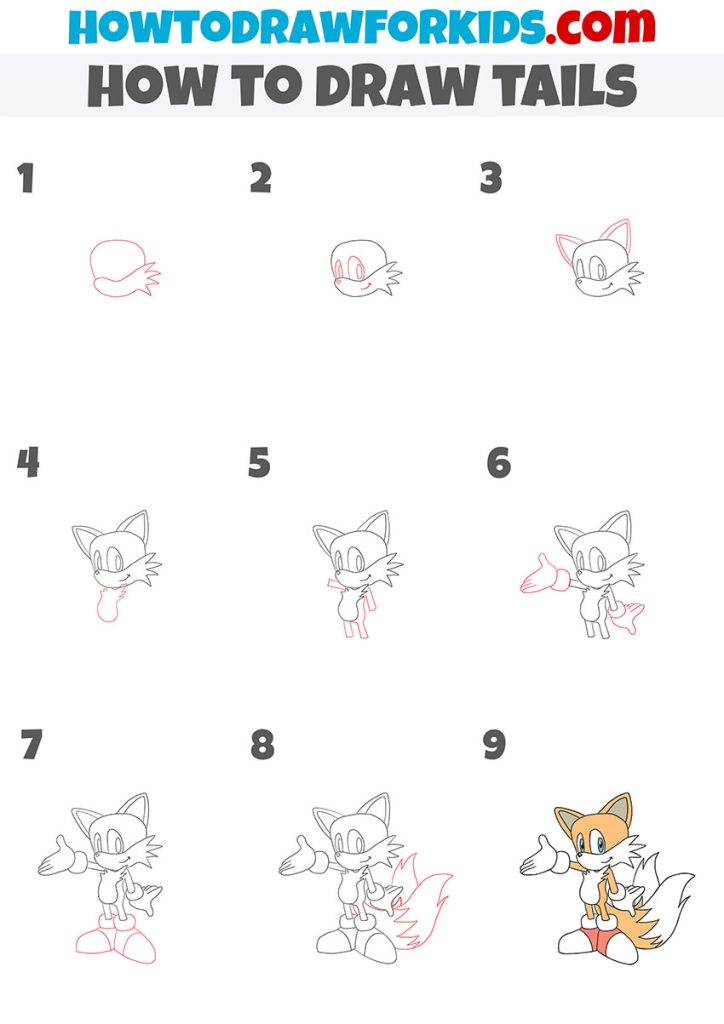 How To Draw Tails: A Step-by-Step Guide for Beginners - Bloomsies
